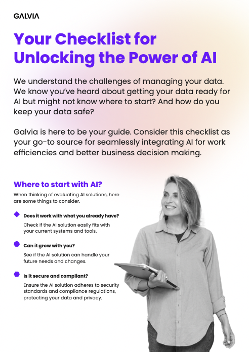Leverage Your Businesses Data With Galvia | Book A Demo